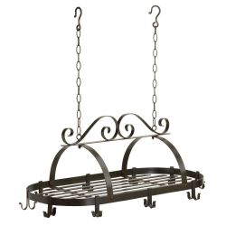 Wrought Iron Pot Rack | Rectangle